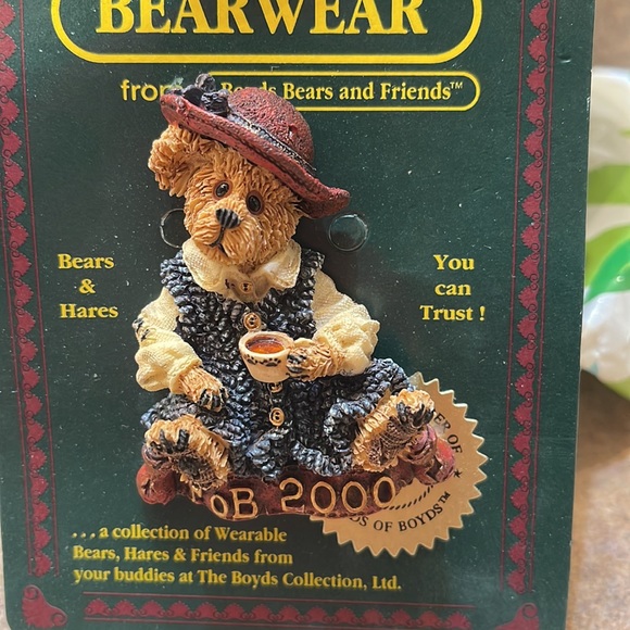Boyds Bears | Jewelry | Vintage Bearwear Pin Brooch Fob 200 Boyds ...